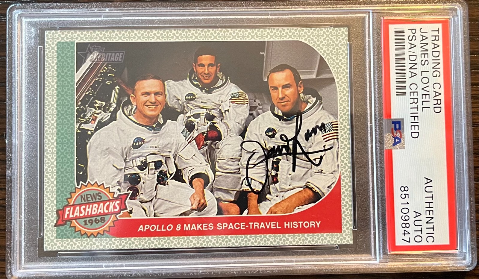 JIM LOVELL 2017 Topps Heritage News Flashbacks #NF-6 SIGNED Autograph ...