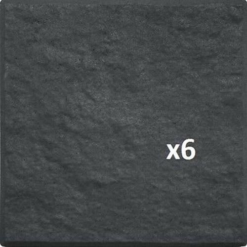 12" x 12" Stomp Stone Landscaping Patio Paver Recycled Rubber Faux ...