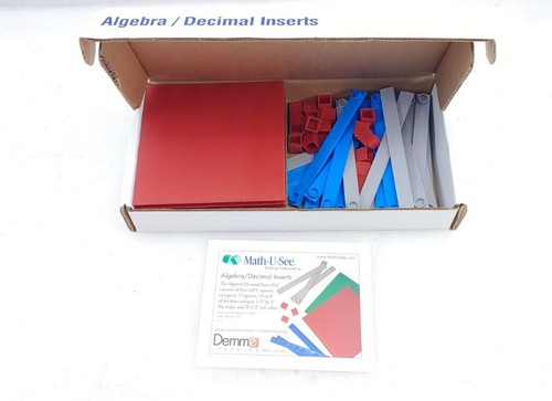 Math-U-See Algebra Decimal Inserts By Demme Learning | eBay Australia