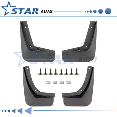 Set of 4 Front and Rear Side Mud Flaps Splash Guards Fit for Buick ...