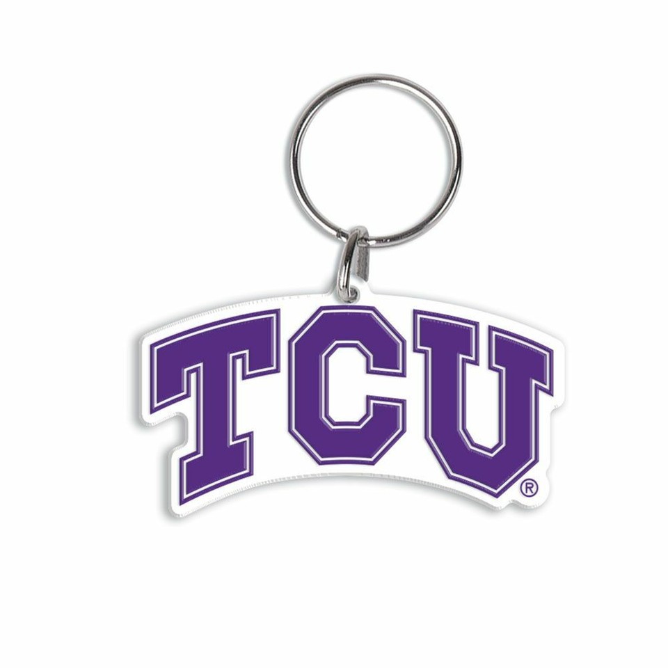 FOUR (4) TCU HORNED FROGS, FLEXIBLE KEY RINGS FROM WINCRAFT | eBay
