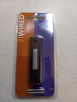 NEW IN PACKAGE Heath / Zenith Push Button Door Bell Doorbell dw- 667 | eBay