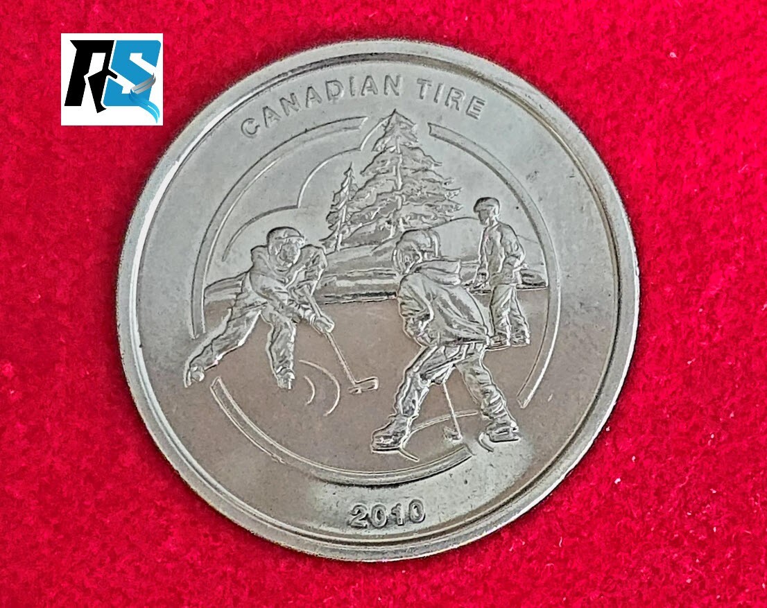 2010 Canada Canadian Tire $1 Coin Token – Ice Hockey – Trade ...