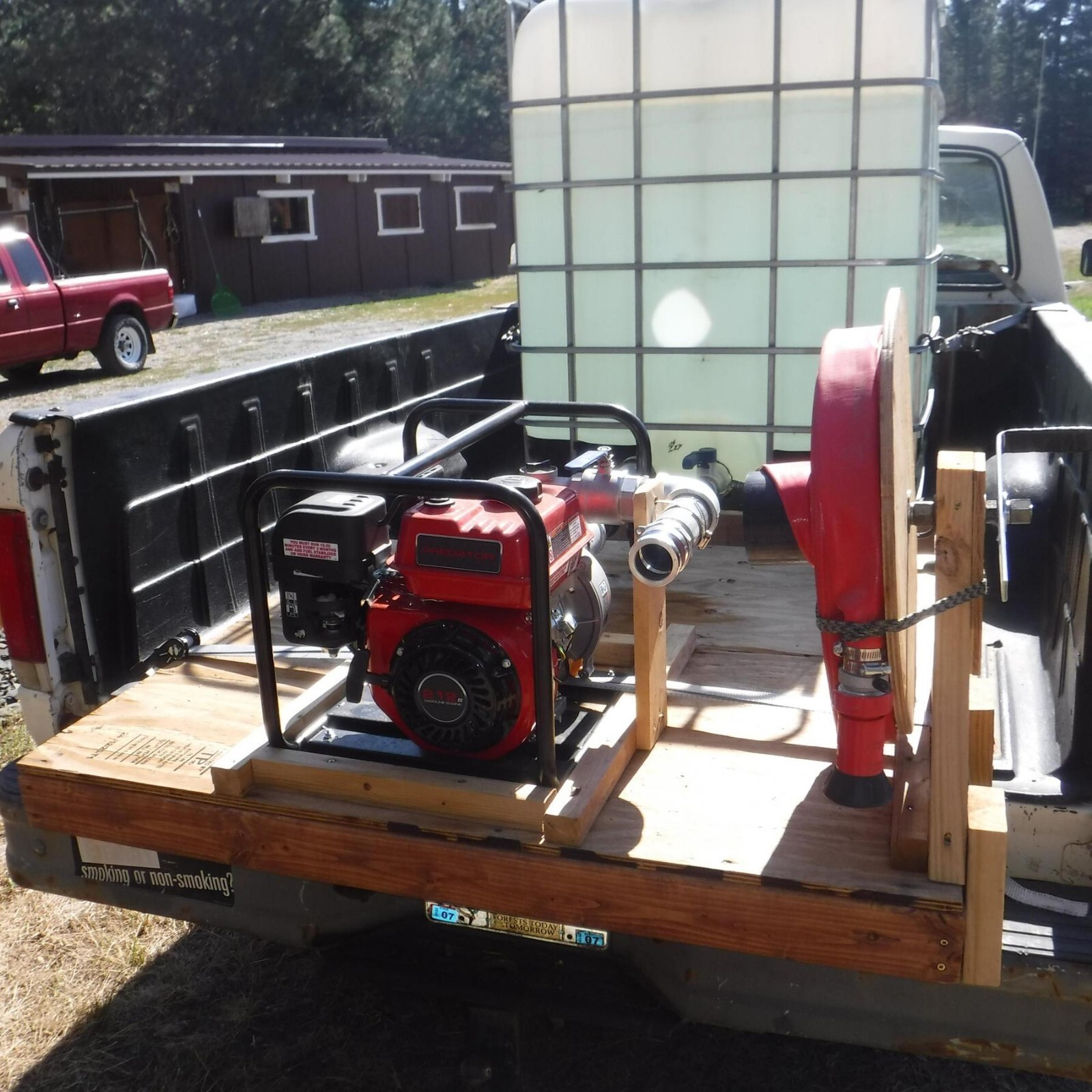 Predator 2 in. 212cc Gasoline Engine Semi-Trash Water Pump Portable ...