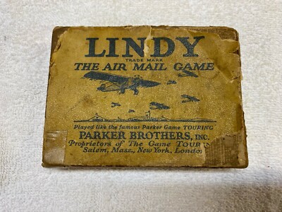 Vintage Lindy The Air Mail Game By Parker Brothers w Box | eBay