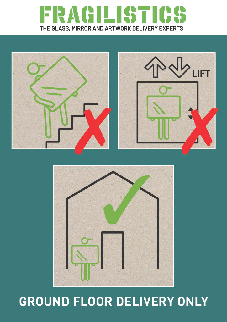 8Ft X 4Ft 244cm X 122cm Large Mirror Glass Home Gym Or Bathroom 4mm ...