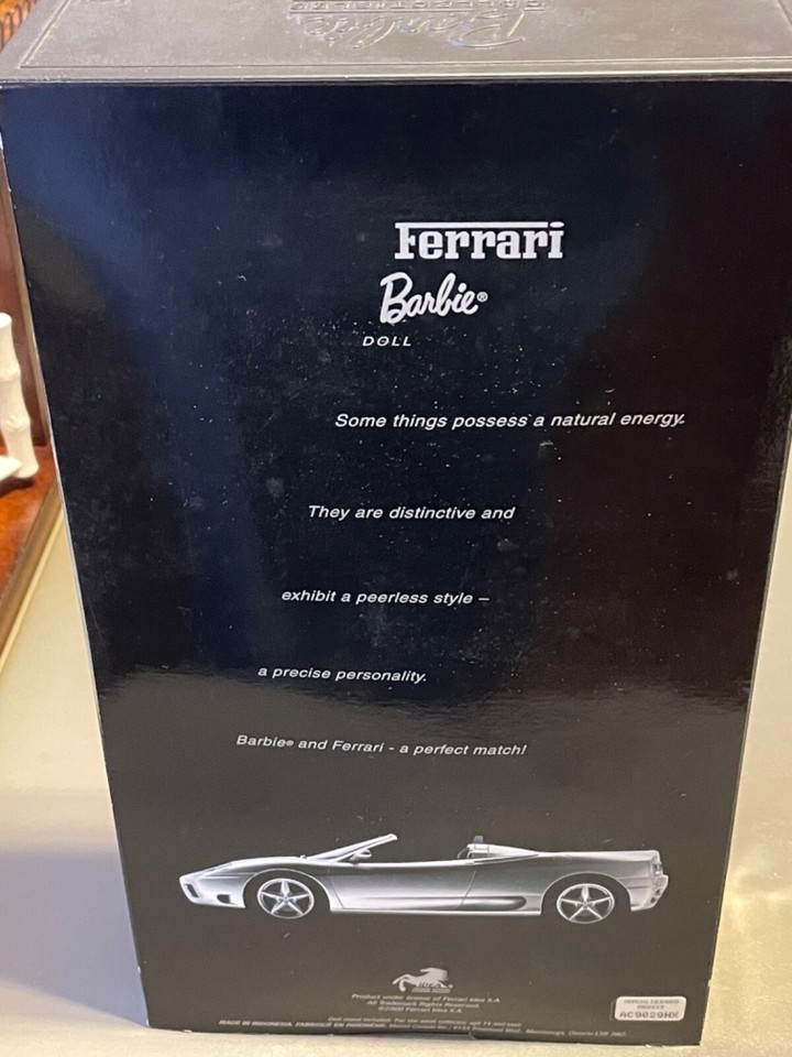 Ferrari Barbie Doll #2 Collector Edition Barbie Collectibles 2000 ...