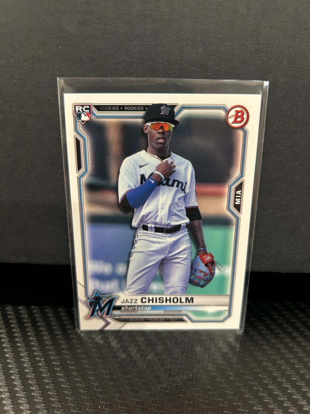 Jazz Chisholm Jr. Rookie RC 2021 Bowman Baseball Card #71 Miami Marlins ...