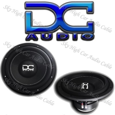 DC AUDIO Level 1 12" 4 ohm Dual Voice Coil Subwoofer 300 RMS 600 Watt ...