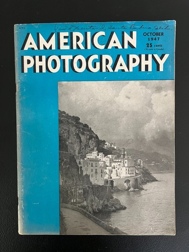 American Photography Magazine October 1947 | eBay