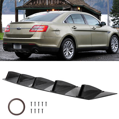 For Ford Taurus SHO Sedan Carbon Rear Bumper Diffuser Spoiler Splitter ...