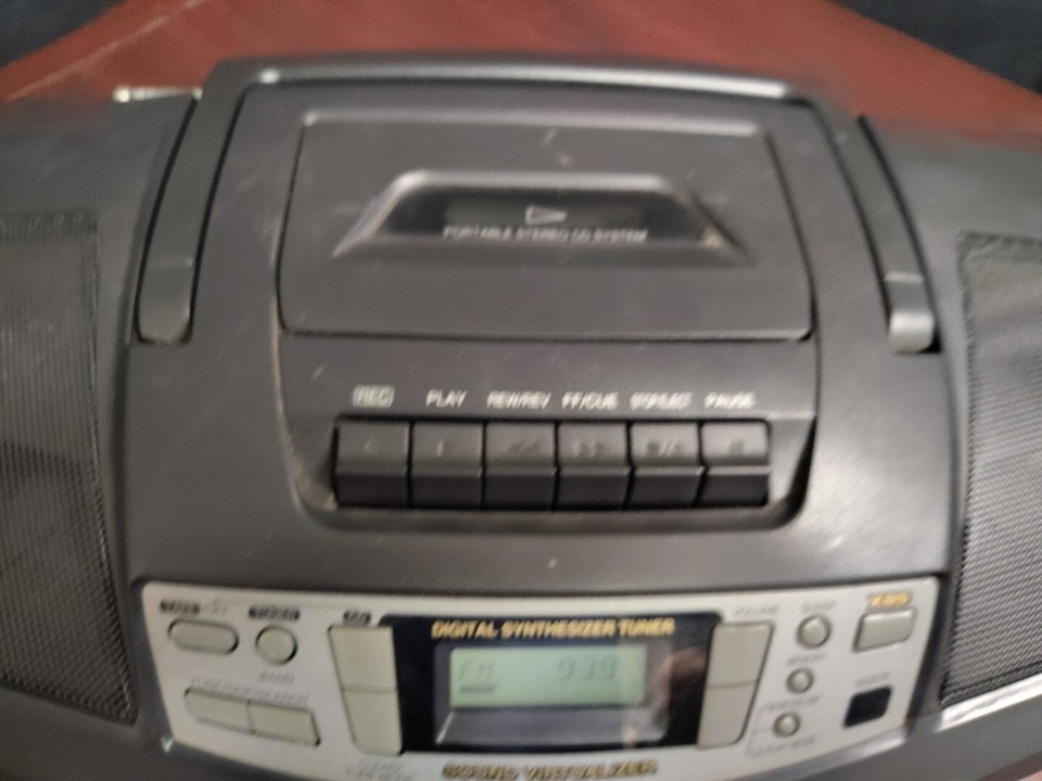 Panasonic RX-DS18 XBS AM/FM/CD/Tape Stereo Boom Box - Tested Working | eBay