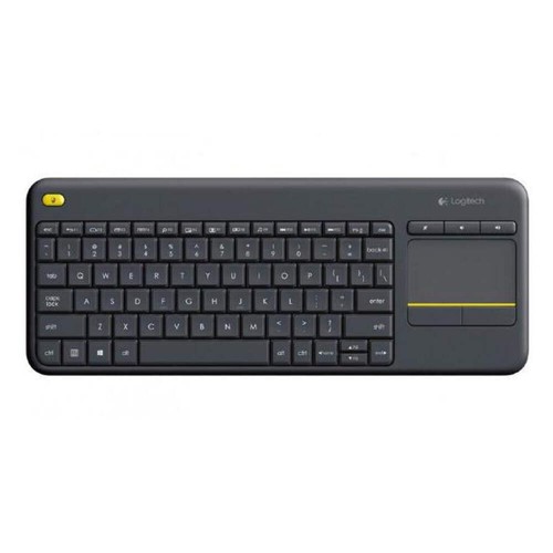 Logitech Wireless Keyboard K400 Plus, Black, USB Receiver, Inbuilt ...