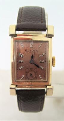 Vintage 10k GF BULOVA Winding Watch Cal.7AP 1940s Good Condition ...