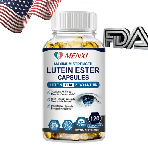 Lutein Capsules Eye Health - Blue Light Protection & Macular Support ...