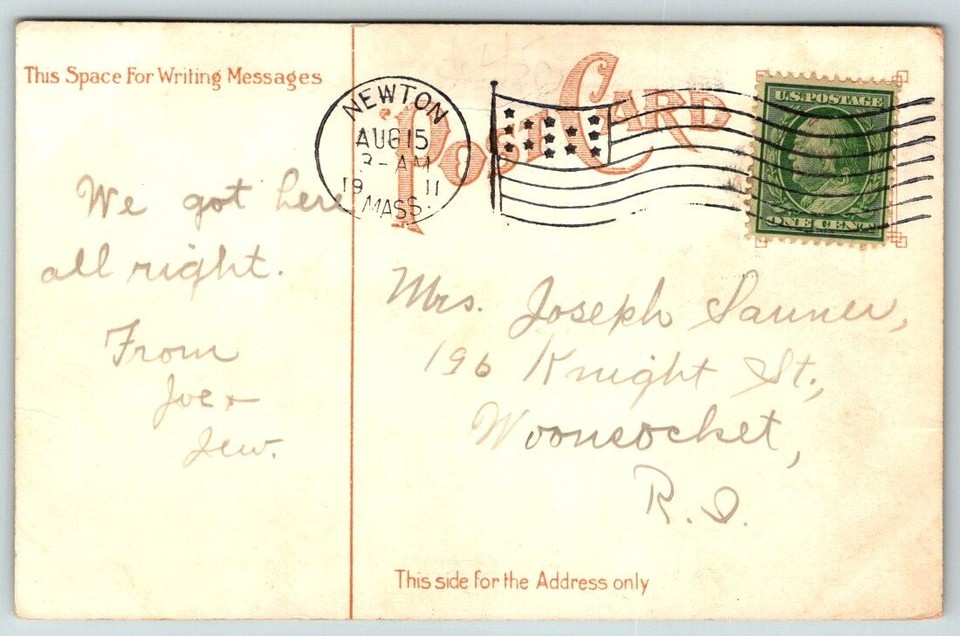 Main Street & Lafayette Square Buffalo New York Postcard 1911 | eBay