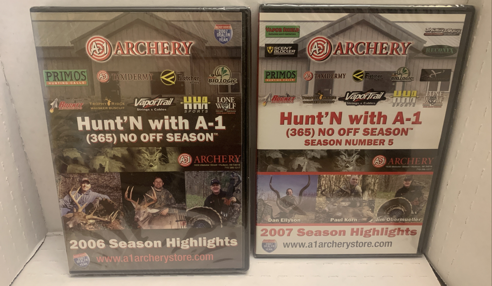 Lot Of 2 Hunt’n With A-1 Archery DVDs 2006/2007 Highlights | eBay