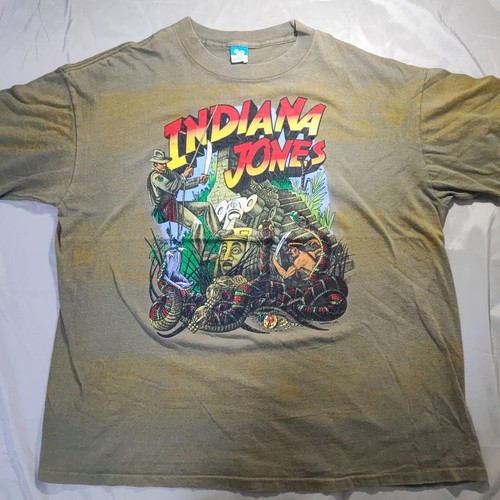 Vintage Made In Usa 90 Disney Indiana Jones Blue Tag | eBay