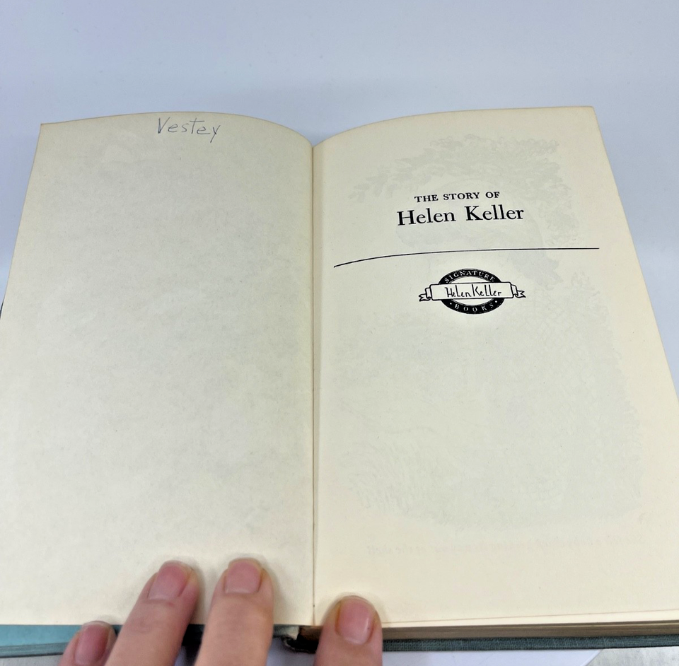 Vintage Hardcover The Story of Helen Keller By Lorena A Hickok 1958 | eBay