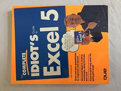 The Complete Idiots Guide to Excel - Paperback By Birmele, Ricardo ...