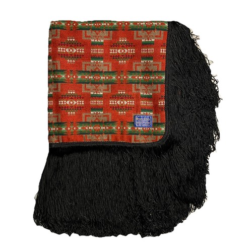 Vintage Beaver State Pendleton Robes And Shawls Fringe Trim Blanket ...