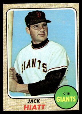 1968 Topps Jack Hiatt #419 San Francisco Giants Baseball Card | eBay