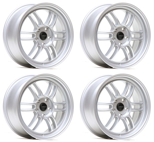 ULTRALITE F1 JDM RPF1 17 x 7.5 ET42 5x114.3 SILVER ALLOY WHEELS RIMS ...