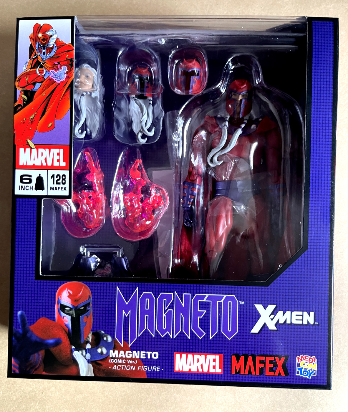 Mafex No.128 Magneto Comic Ver. X-MEN Age of Apocalypse Figure Medicom ...