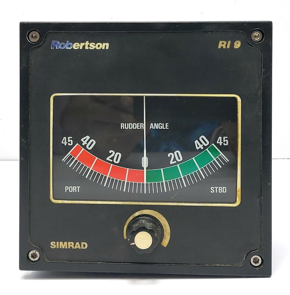 Simrad Robertson AS RI9 Rudder Angle Indicator - P/N 22015655 | eBay
