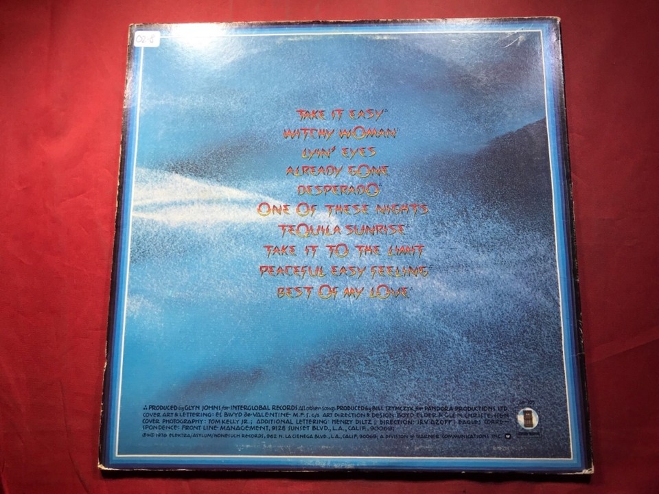 O2-8 EAGLES Their Greatest Hits 1971-1975 ... 1976 ... 6E-105 | eBay