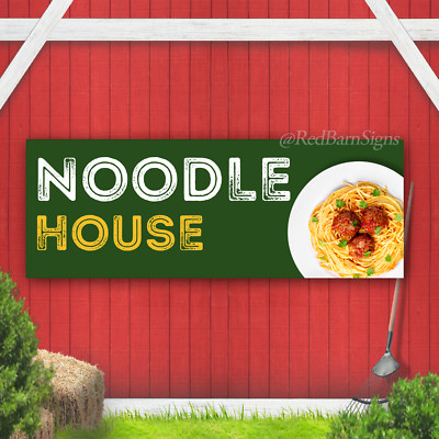Noddle House Indoor Outdoor Vinyl Banner Design | eBay