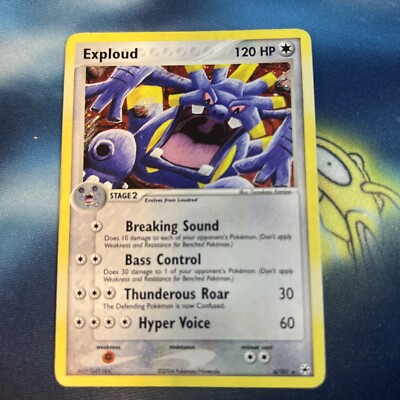 Pokémon TCG Exploud EX Hidden Legends 6/101 Reverse Holo Holo Rare | eBay