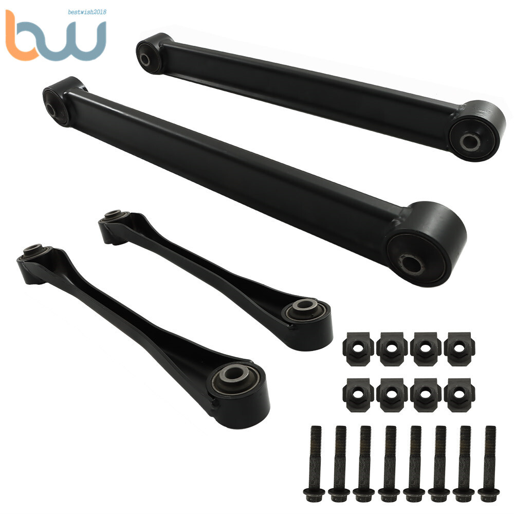 Set of 4 Rear Upper Lower Control Arm Kit For 1997-02 Ford Expedition 4 ...