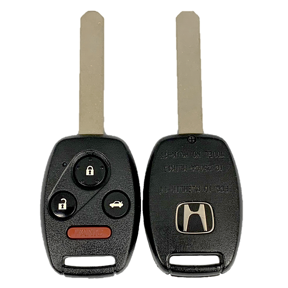 OEM HONDA Keyless Entry Remote Key Fob UNCUT 4 Button For Honda MLBHLIK ...