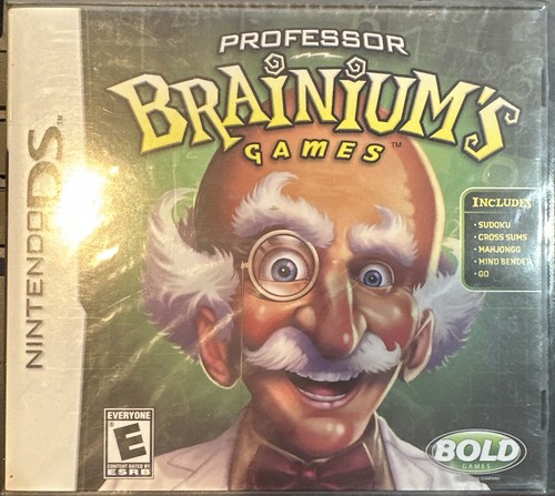 DS Professor Brainium's Games (Nintendo DS, 2008) Brand New Factory ...