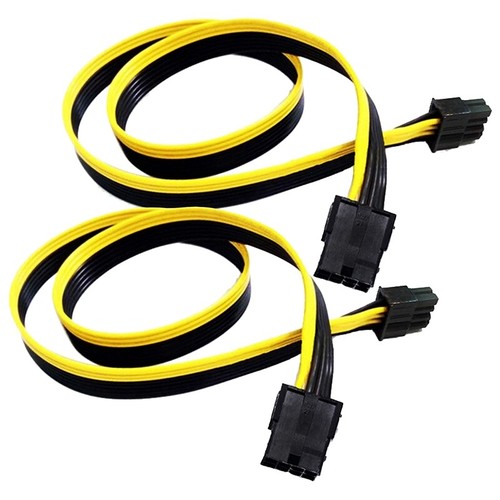 PCIe 8 Pin Extension Cable, 8 Pin Female to 8(6+2) Pin Male PCI Express ...
