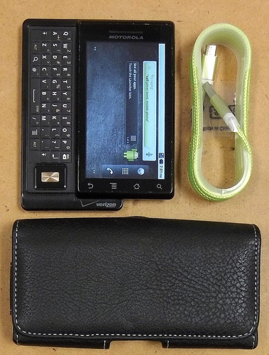 Motorola Droid A855 - Black ( Verizon ) Rare Android Slider Smartphone ...