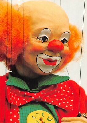 US4125 Puppet Clown Red Nose Postcard | eBay