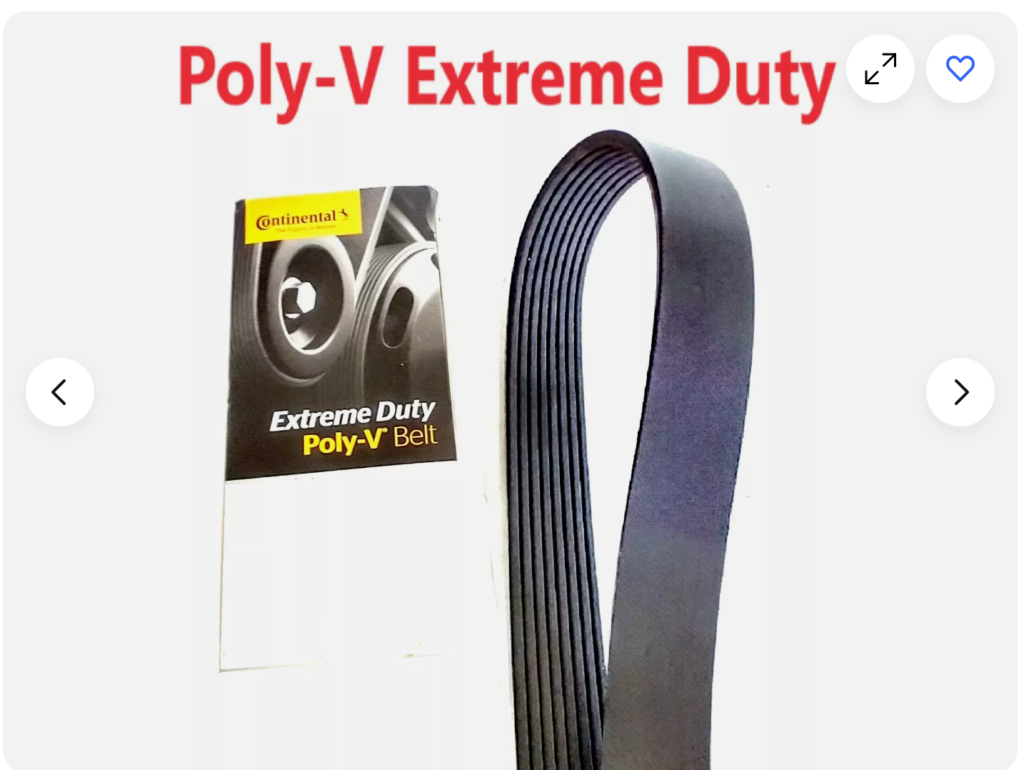 Serpentine Belt CONTINENTAL 4080992X K080991 K080991HD 8PK2515 5080990 ...