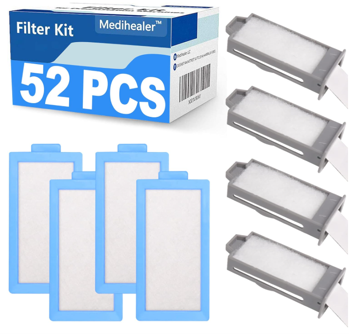 52PCS Replacement Filters for Dreamstation 2 Pollen Ultra-Fine Reusable ...