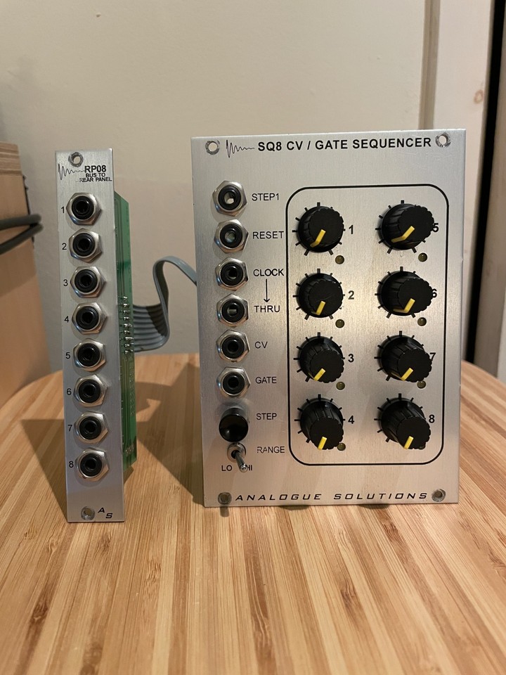 Analogue Solutions SQ8 Sequencer / RP08 Bus to Rear Panel Eurorack ...