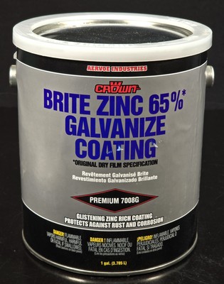 Brite 65% Zinc Rich Galvanize Coating Premium, Gallon | eBay