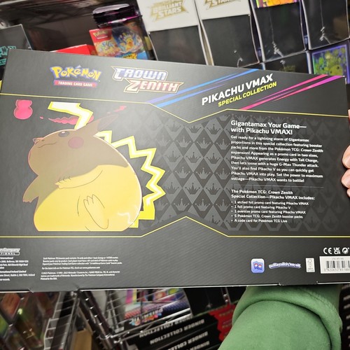 Pikachu VMax Special Collection Boxes - Crown Zenith Booster Pokemon ...