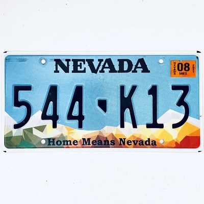2021 United States Nevada Home Means Nevada Passenger License Plate 544 ...