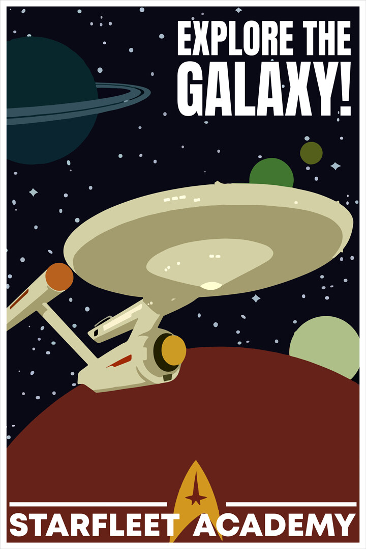 Star Trek Poster Vintage