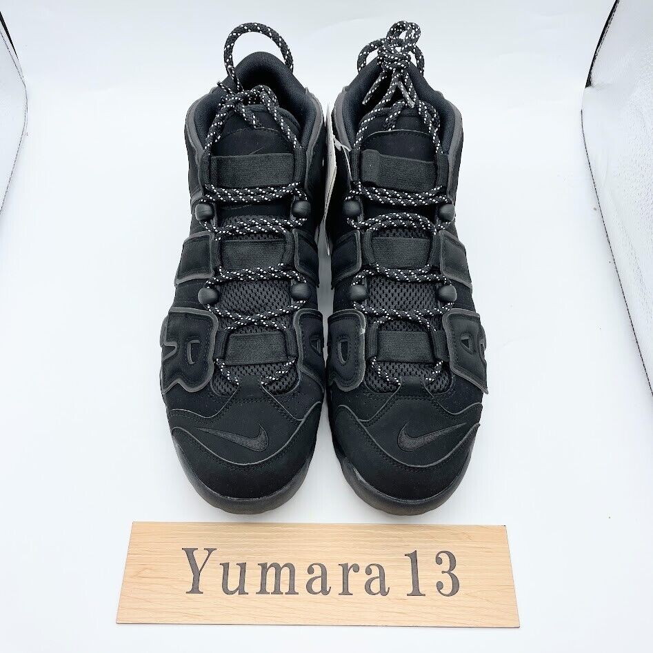 Nike Air More Uptempo Reflective Black 414962-004 Men's Size Nike Air More Uptempo Reflective Black 414962-004 Men's Size