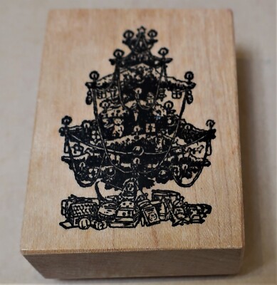 PSX 1988 RUBBER STAMP CHRISTMAS TREE | eBay Australia