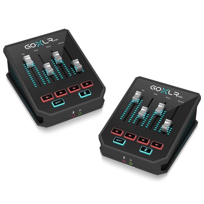 TC Helicon 2 Pack GO XLR Mini Online Broadcast Mixer with USB Audio ...