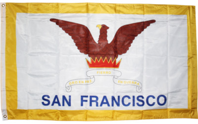 City of San Francisco Flag 3x5 ft Seal Emblem Banner California CA SF ...