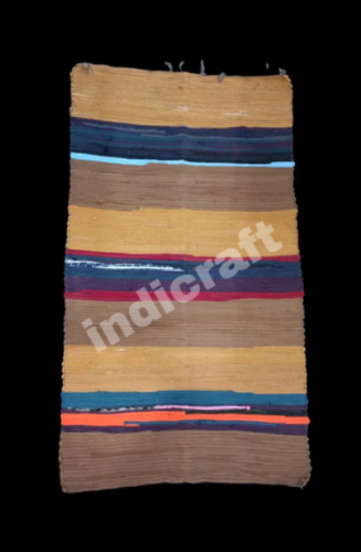 1 pc Colorful Cotton Chindi Multi Mat Dhurrie Rug,Home Deco Floor Mat ...